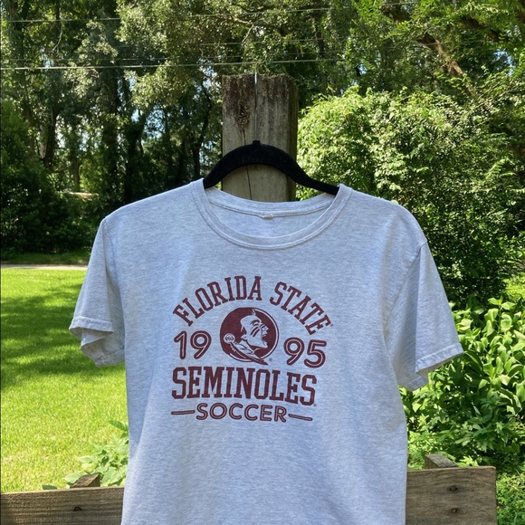 Shirts | Vintage 1995 Fsu Seminoles Soccer Tee Med | Poshmark